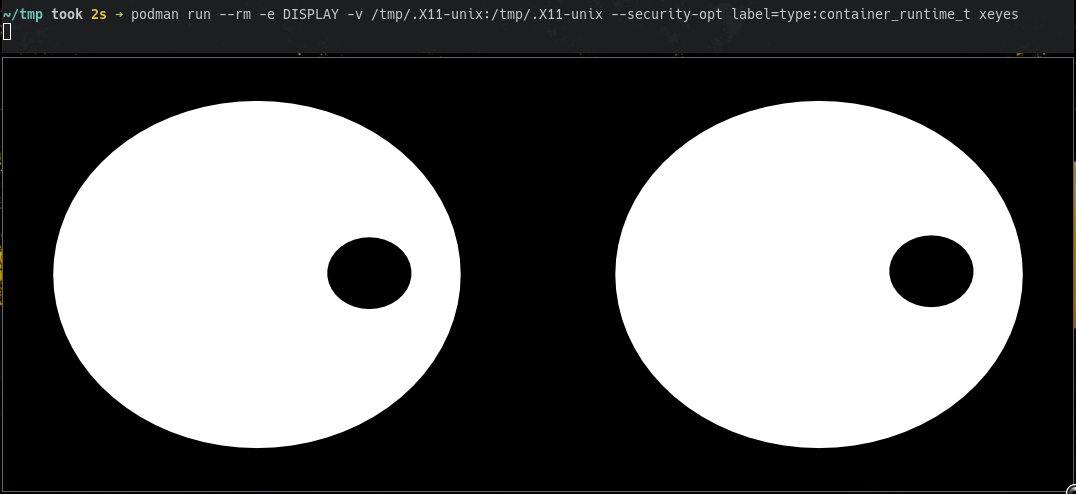 Run Xorg applications with podman · Major Hayden